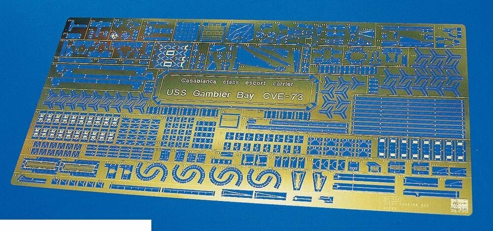 72145 Фототравление ESCORT CARRIER USS GAMBIER BAY DETAIL UP ETCHING PARTS SUPER (HASEGAWA) 1/350