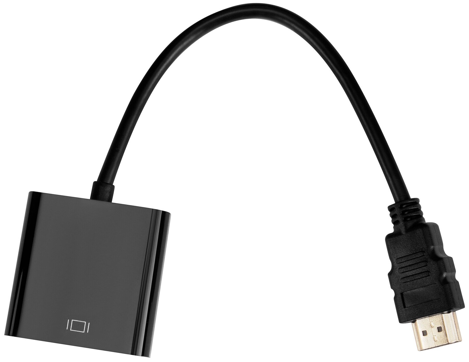 Переходник Buro Hdmi (m)/VGA (f) 0.1м. (hdmi-m-vga-f) Hdmi-m-vga-f