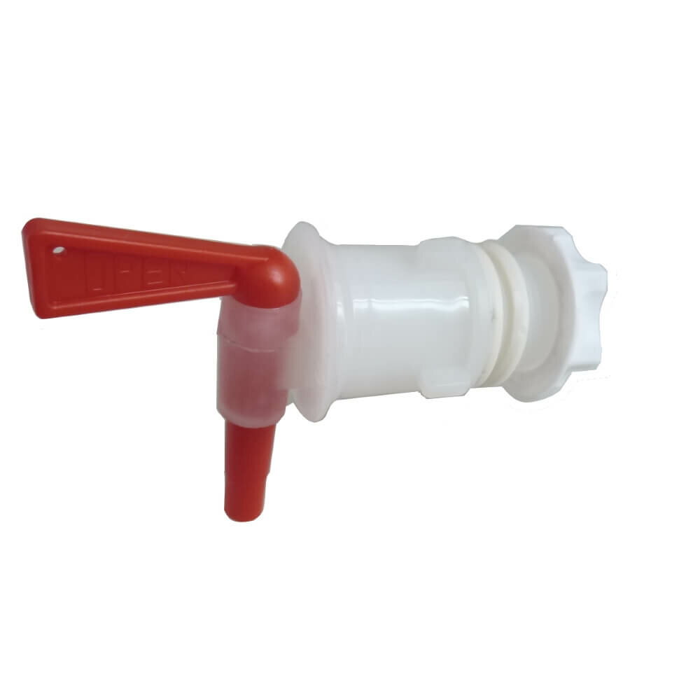 Кран пластиковый большой для установки в бродильные емкости и бочки