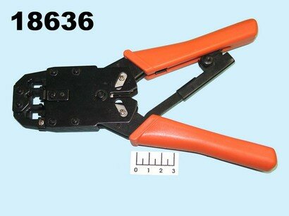 Пресс-клещи, кримпер 4P4C (RJ-9)/6P6C (RJ-12)/8P8C (RJ-45) HT-2008R (HY-2008R)