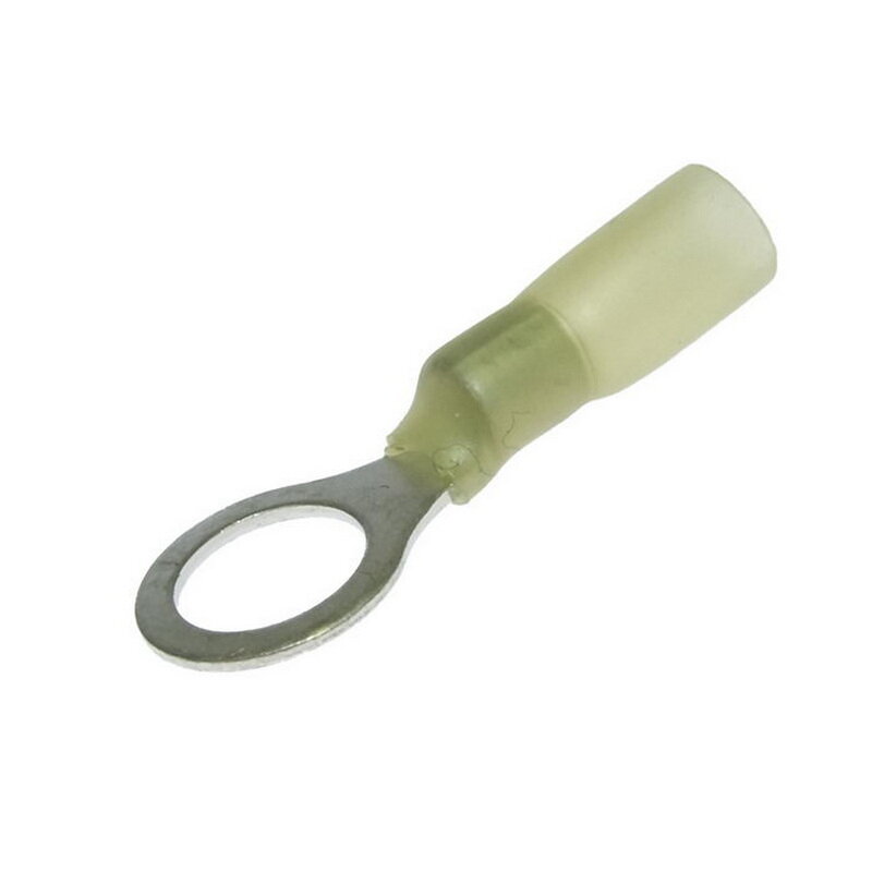Наконечник кольцевой изолированный 5.5-10 HST, 27 А, 12-10 AWG, желтый, латунь луженая