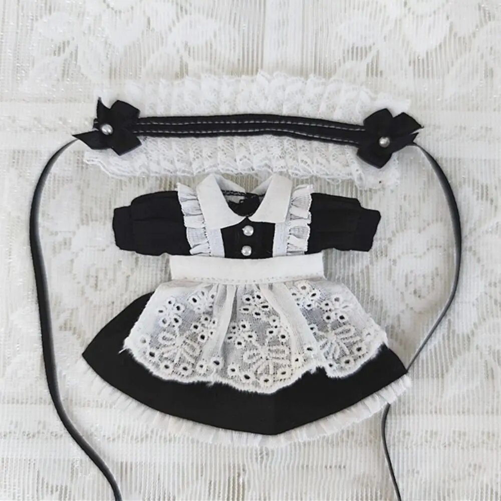 Комплект одежды для кукол OB11 Черный, Black