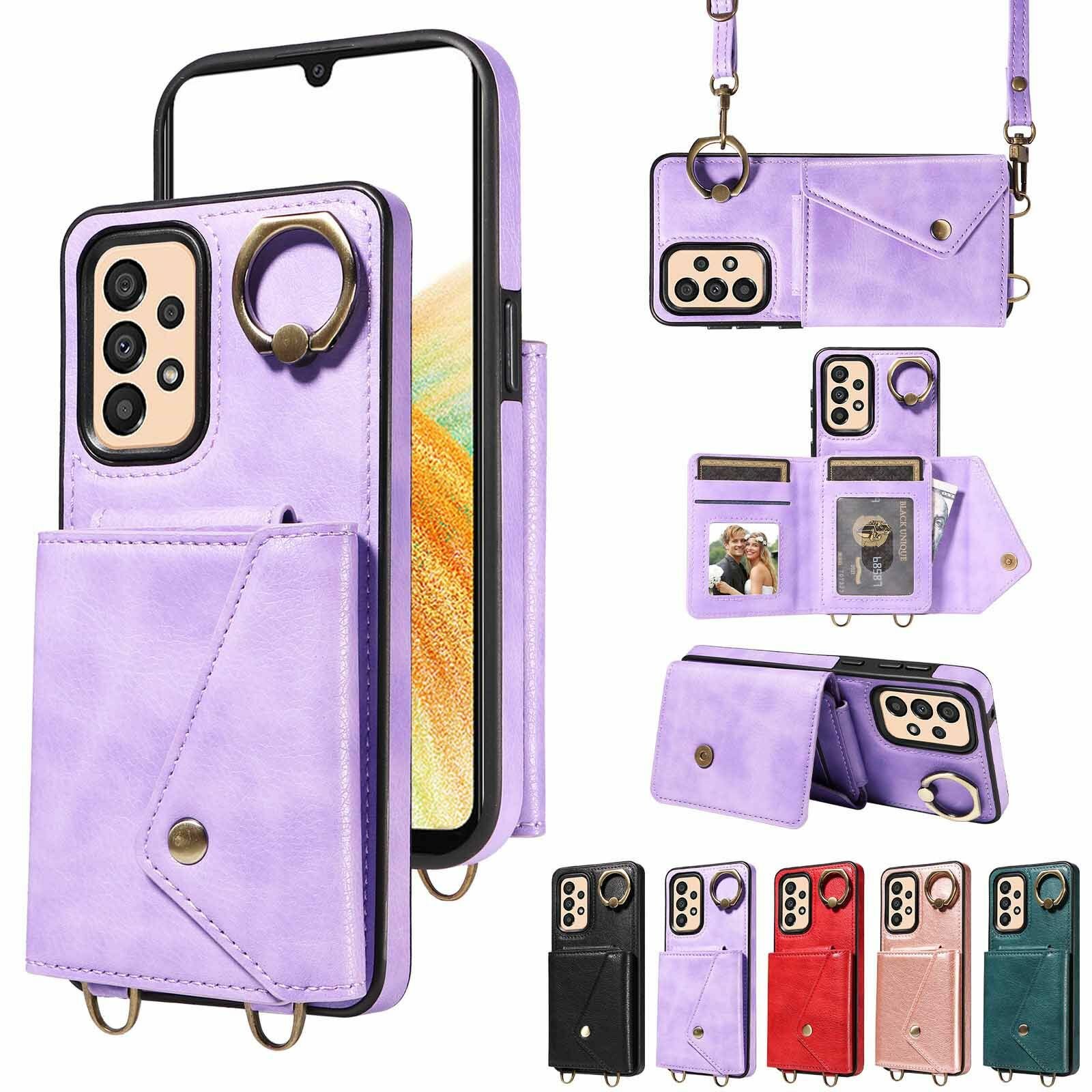 Чехол для для Samsung Galaxy A33 5G /Самсунг Галакси А33(5Джи) кожаный с отделением для карт на Накладка с картхолдером