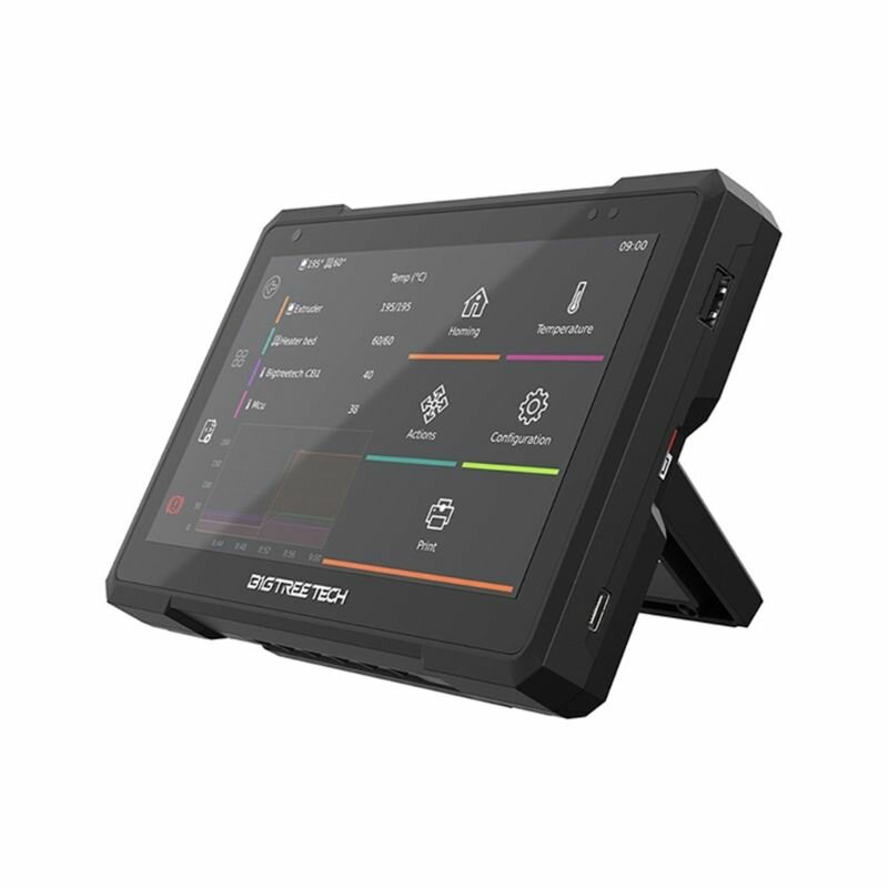 Pad 7-дюймовый IPS сенсорный экран Klipper 1024x600 60 Гц дисплей с TF-картой CB1 32 ГБ для 3D-принтера CM4 DIY Voron Ender3