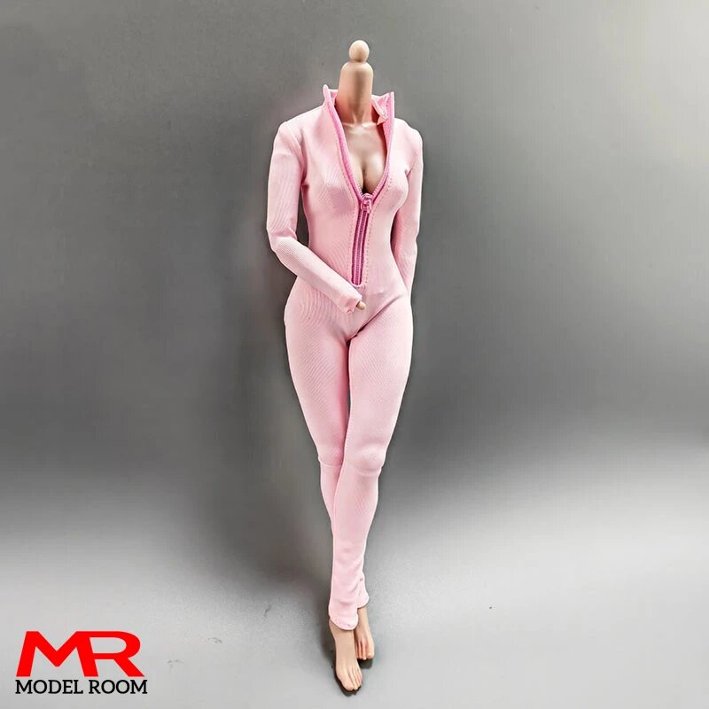 Розовый комбинезон 1/6 для куклы солдата, bodysuit 2