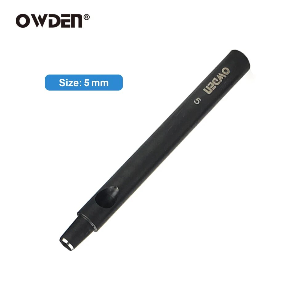 OWDEN Дырокол для кожи 1-12 мм Черный, 5.0mm