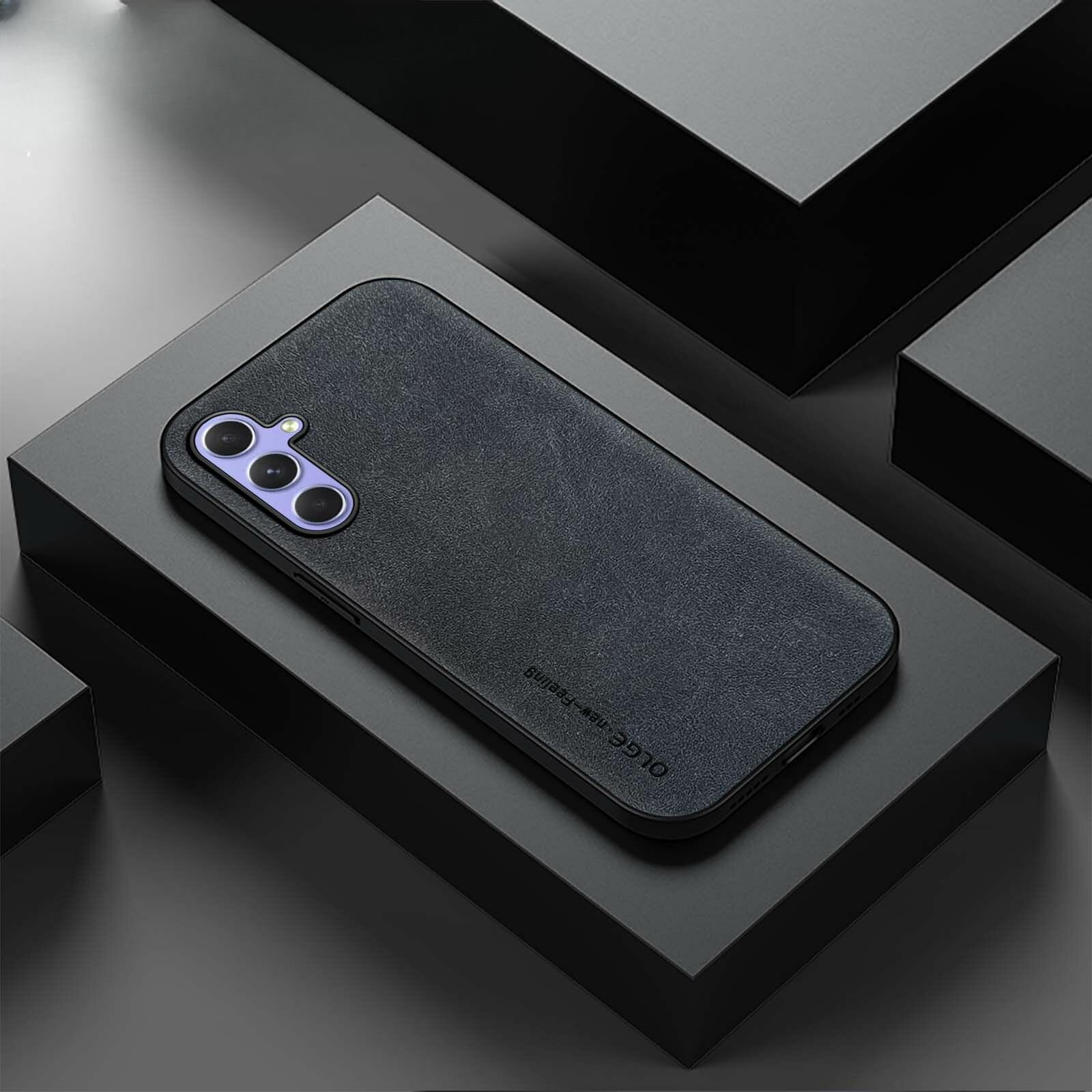 Роскошный кожаный чехол для смартфона Samsung Galaxy A34 5G(на Самсунг Галакси A34 5G) защитный чехол