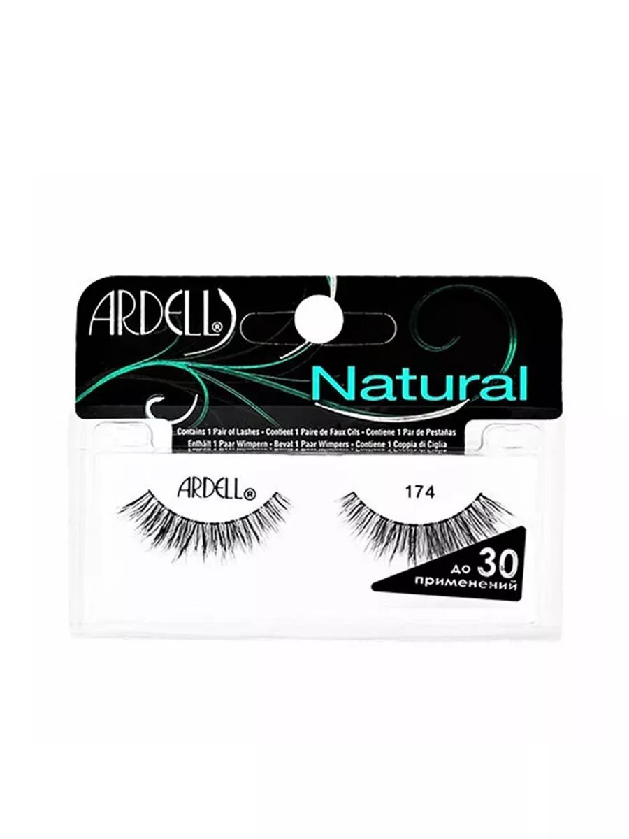 Ресницы накладные Ardell Natural Fashion Lash, черные, 10-12 мм