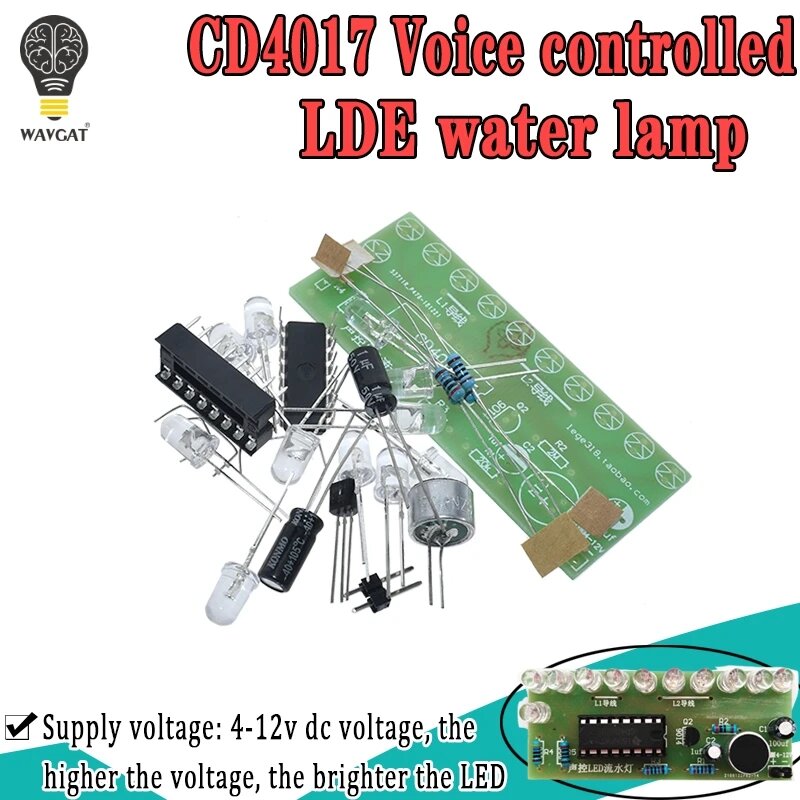 WAVGAT CD4017 Голосовой модуль освещения воды