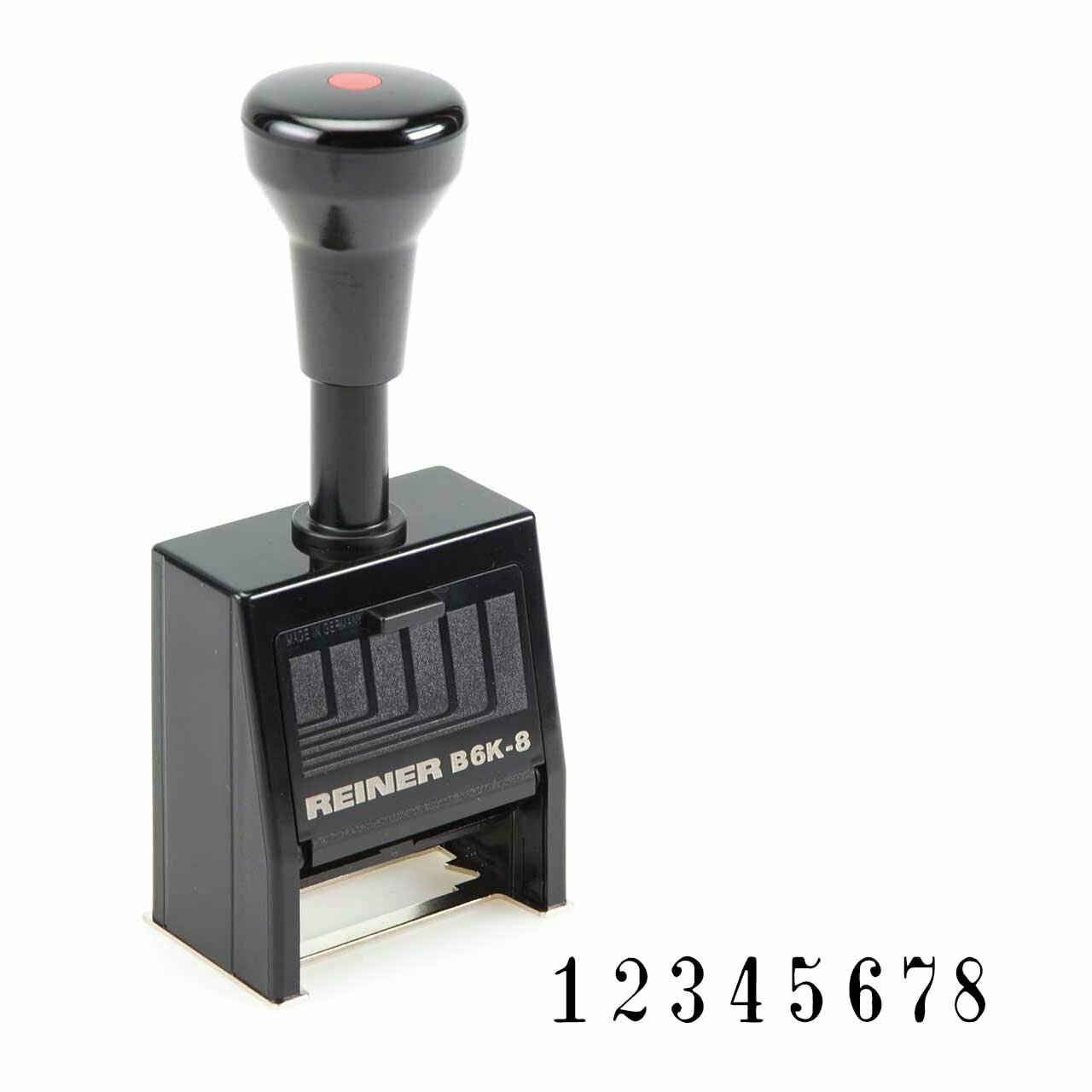 REINER B6K-08/4.5 - Автоматический 8-разрядный нумератор в пластмассовом корпусе