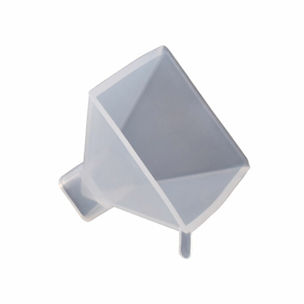Размер: Пирамидальная силиконовая форма из кристаллической эпоксидной смолы с высокой проницаемостью-6,3 см
