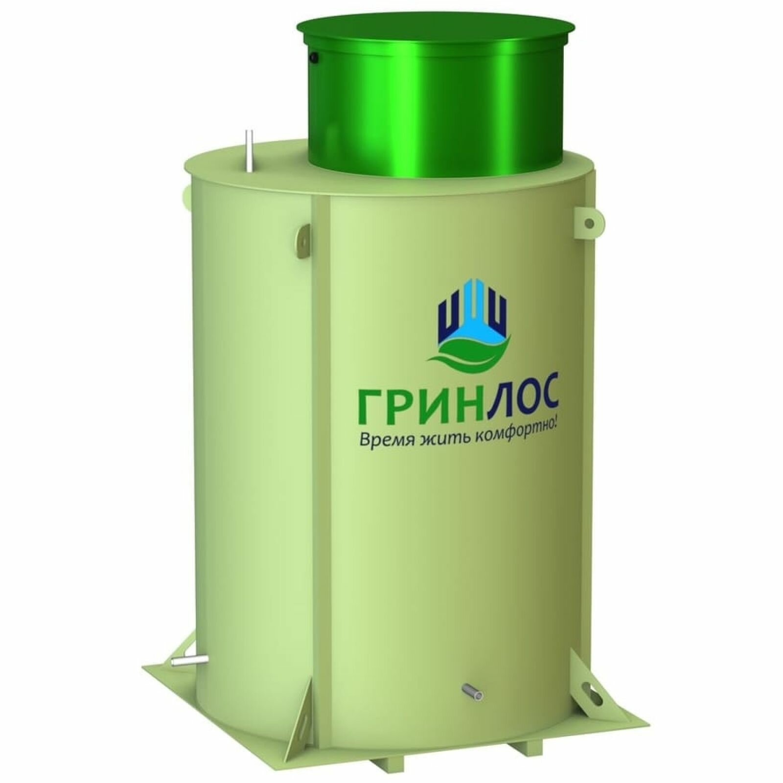 Пластиковый кессон для скважины гринлос Кессон 6 (1.5*1.5*2.5 м) с лестницей