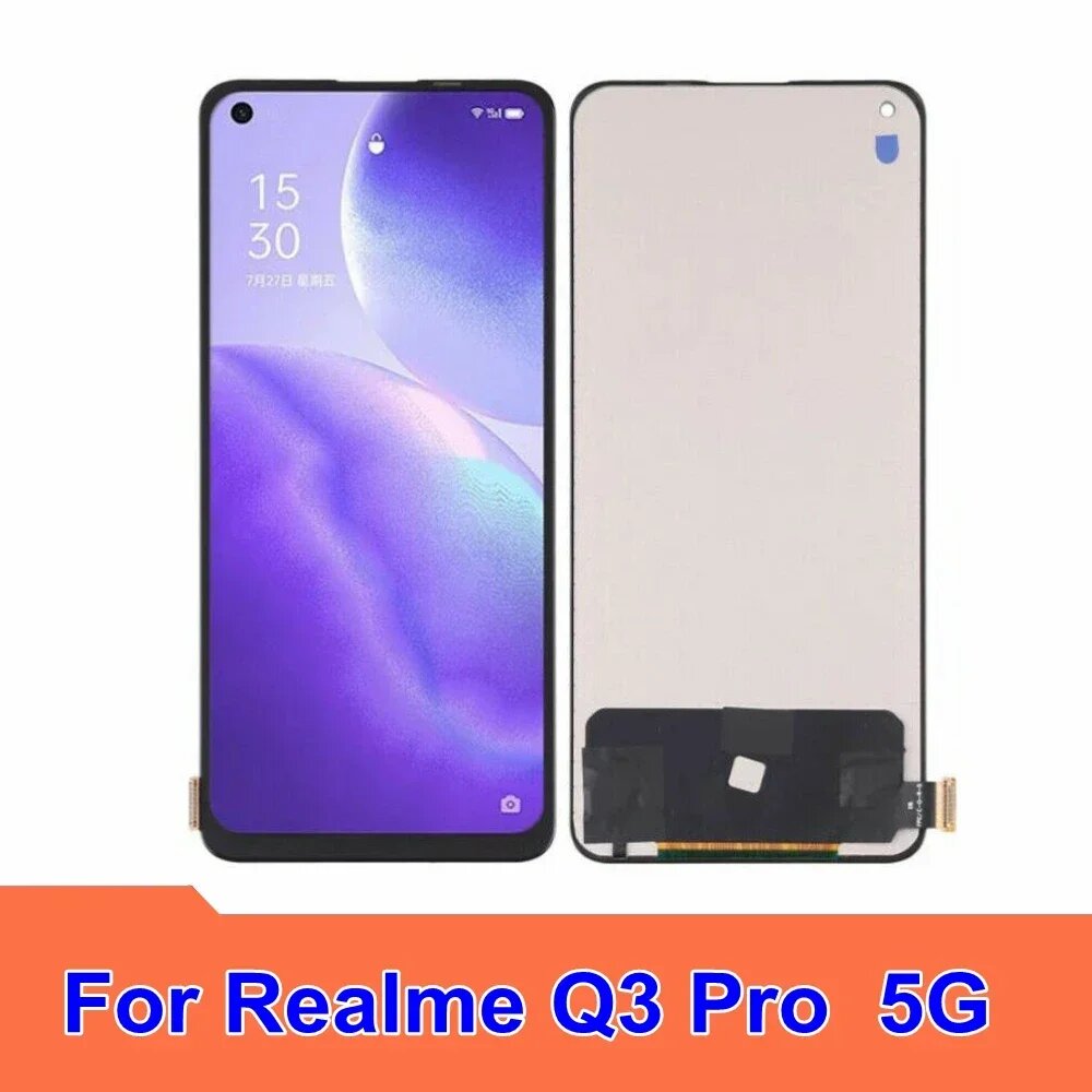 6,43 "для Realme Q3 Pro 5G дисплей сенсорный экран ЖК-дигитайзер в сборе Замена для Realme Q3 Pro RMX2205 ЖК-дисплей