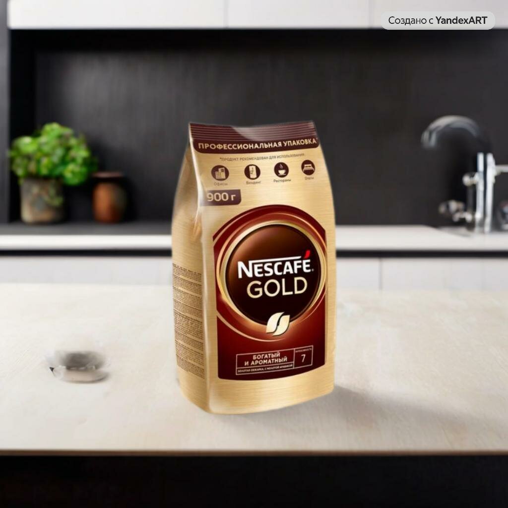 Кофе растворимый NESCAFE Gold, 900 г