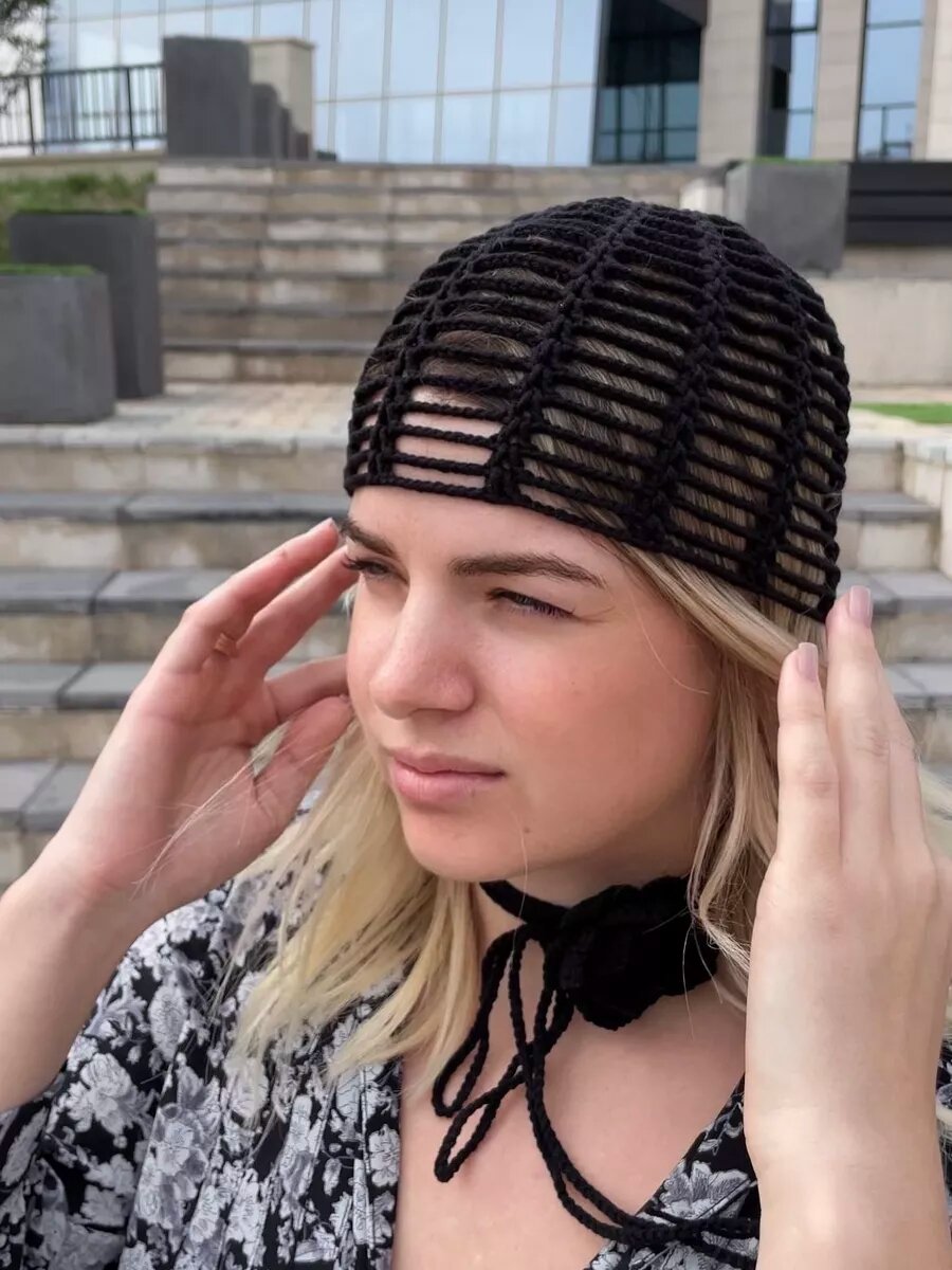 Шапка-бини Лето 2025 для женщин