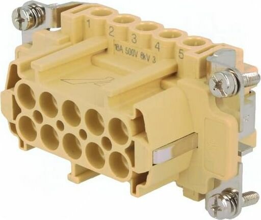 Разъем ILME JNEF 10 (JCNEF10) Разъем прямоугольный "мама" JEI PIN 10 10+PE размер 57.27 1шт