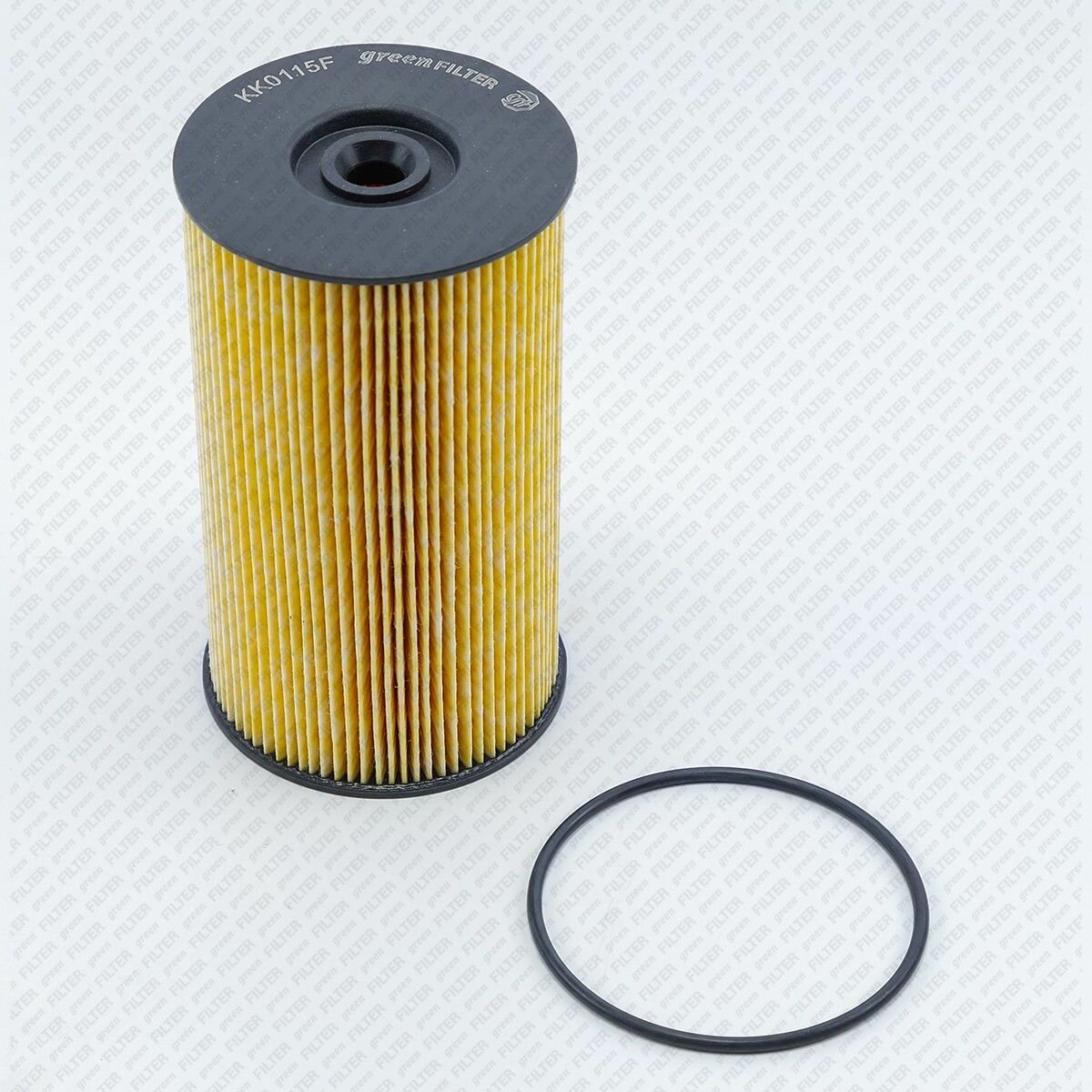Фильтр топливный Картридж для AUDI A3/TT 03, VOLKSWAGEN Caddy/Golf/Passat/Tiguan/Touran/Eos 03, SKODA Octavia/Superb/Yeti 04, SEAT Altea/Leon/Toledo 05, Green Filter KK0115F