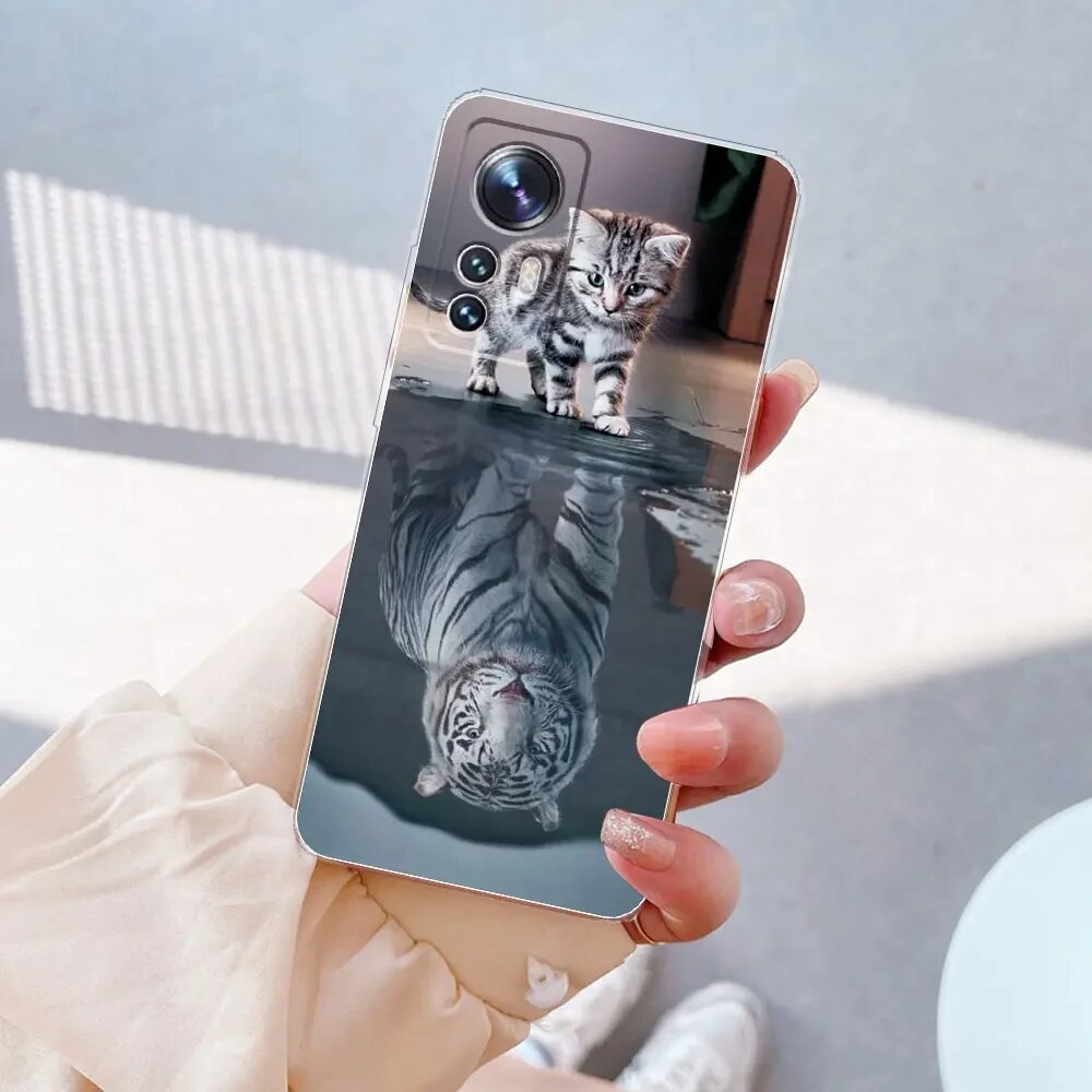 Чехол для Xiaomi 12X, чехол для телефона 12 дюймов, прозрачный мягкий силиконовый чехол для телефона Xiaomi 12 Mi 12 X, чехол-бампер для Xiaomi 12 Pro 12X 12, чехол TM2048, For Xiaomi 12X