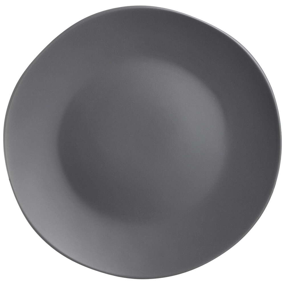 Тарелка обеденная bronco shadow 26,5 см серая KSG-577-185