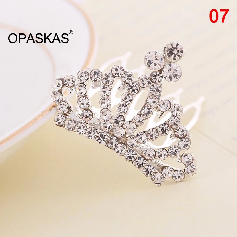 Серебряная мини-тиара OPASKAS