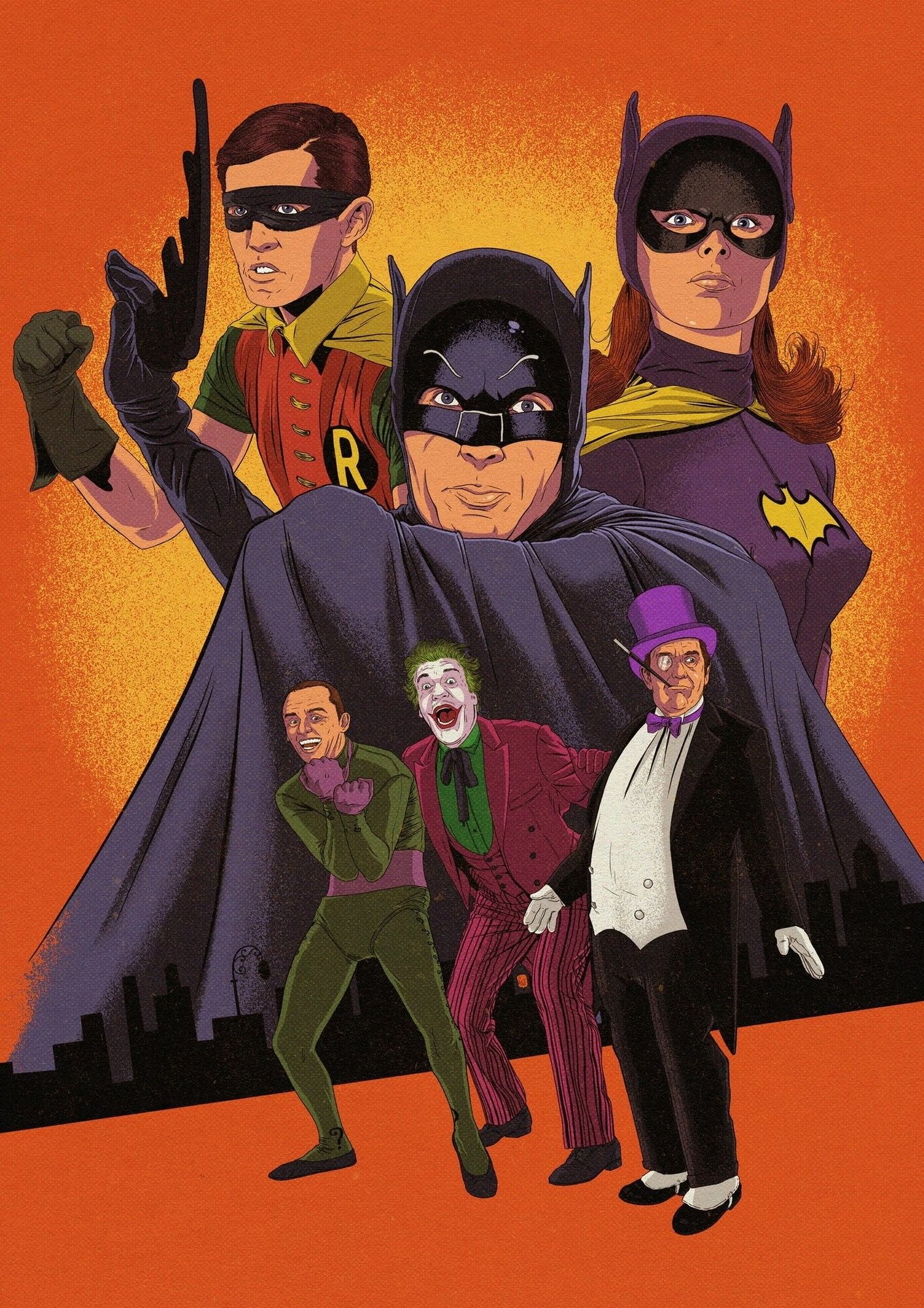 Открытка Batman (1960s)