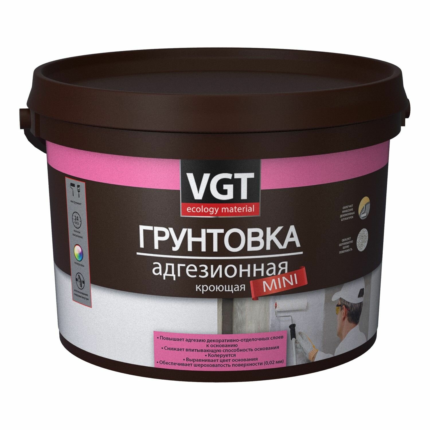 Грунтовка адгезионная кроющая VGT Mini (3кг)
