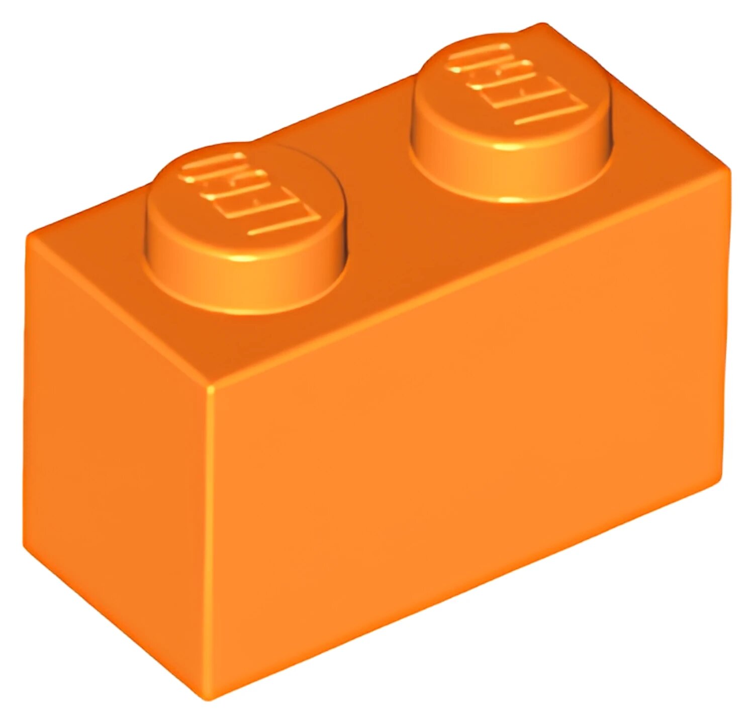 Деталь LEGO Кирпич LEGO Brick 1 x 2 3004 (93792) Orange U
