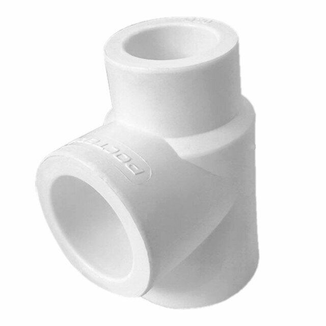 Ростерм тройник полипропиленовый переходной 25×20×20 мм для труб водоснабжения