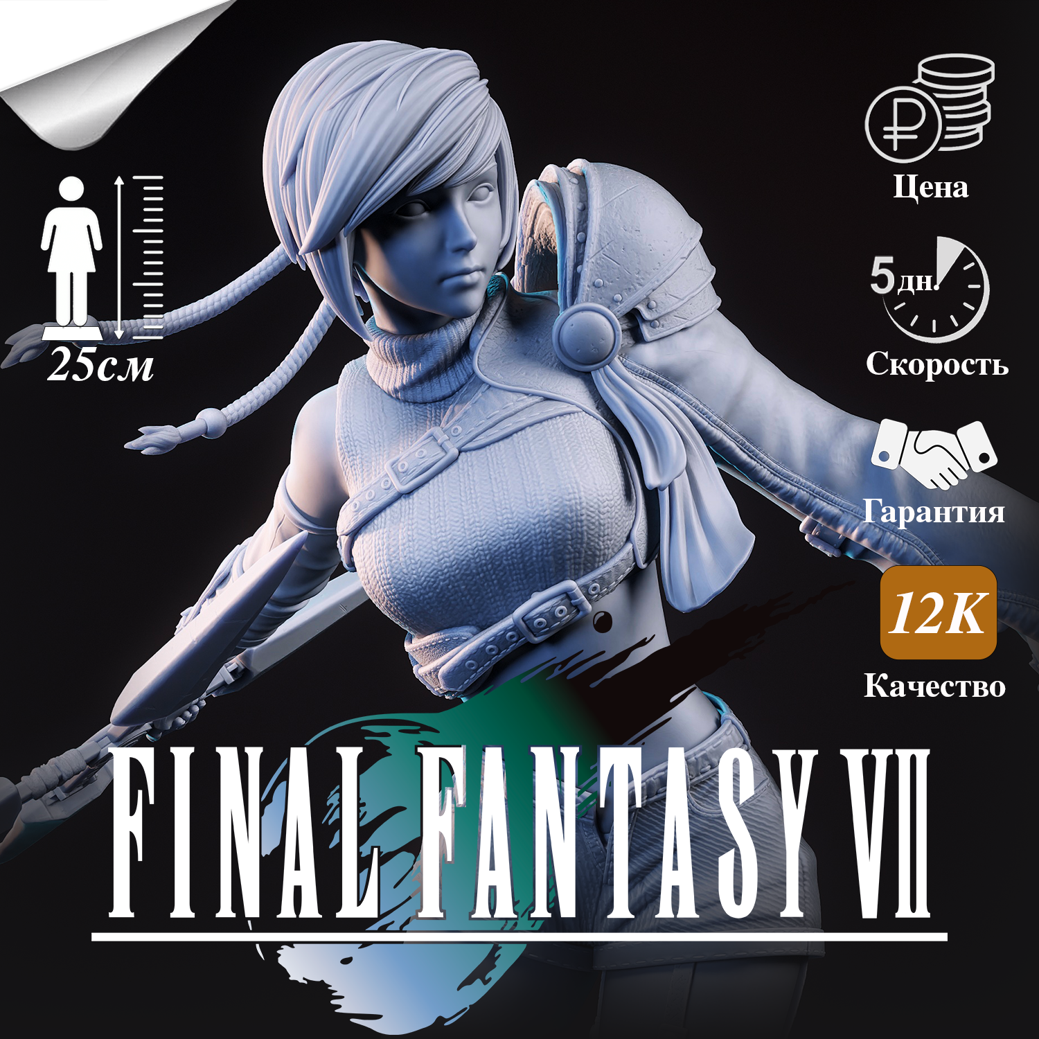 Фигурка Юффи Кисараги (Yuffie Kisaragi) из игры Final Fantasy VII