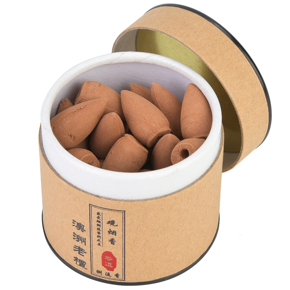 Короткий обратный поток дыма с ароматным зерном сандалового дерева для внутреннего использования в домашних условиях (сандаловое дерево)