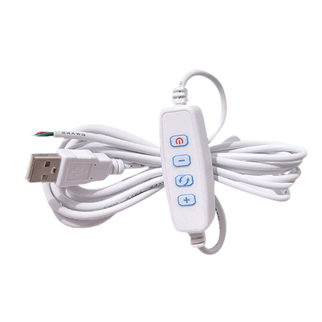 DC5V LED Диммер с USB Питанием и Кабелем для Ламп и Лент