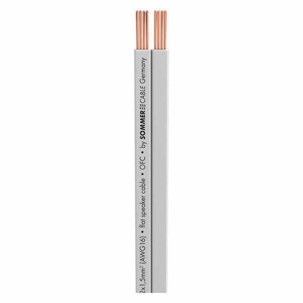 Кабель акустический Sommer Cable 415-0310 SC-Tribun White 100.0m, катушка