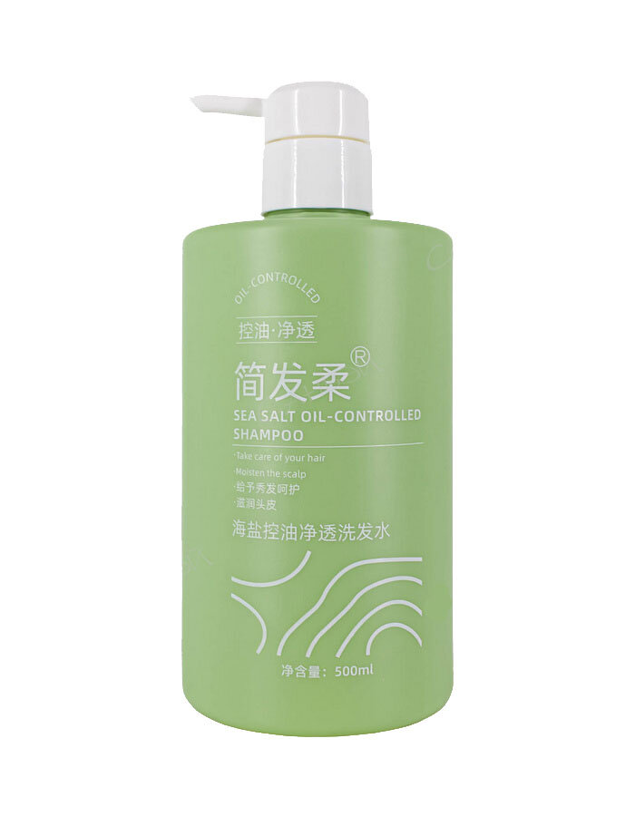 Mengfeiya Sea Salt Oil-controlled Shampoo Шампунь для контроля жирности кожи головы "с морской солью" 500 мл.