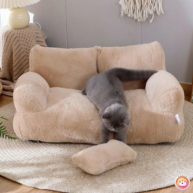 Универсальное кошачье гнездо на все сезоны, кошачий диван, собачье гнездо, питомник для домашних животных