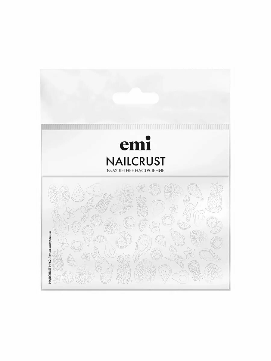 NAILCRUST Трафареты-слайдеры №62 Летнее настроение