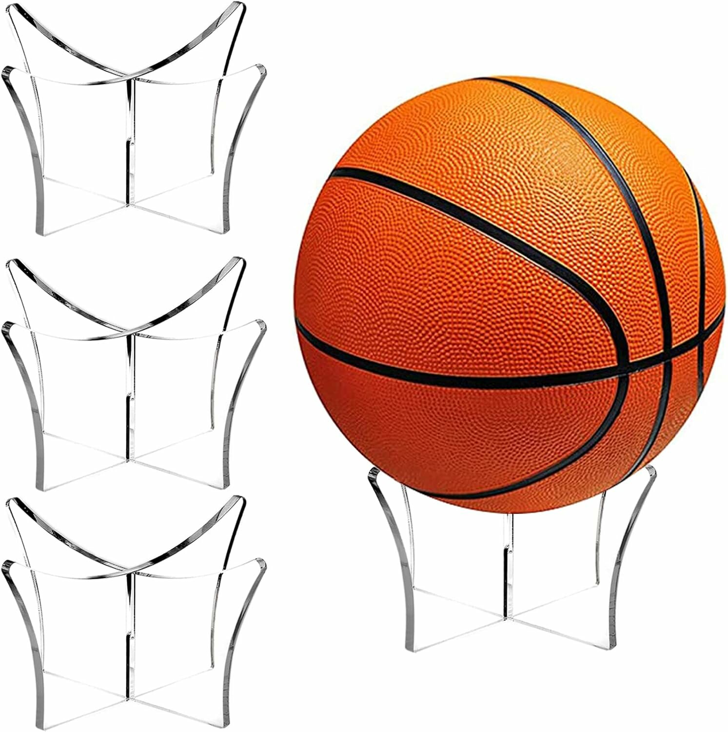 Футбольная стойка из 4шт, съемная, подходит для футбола, баскетбола, волейбола, прозрачная