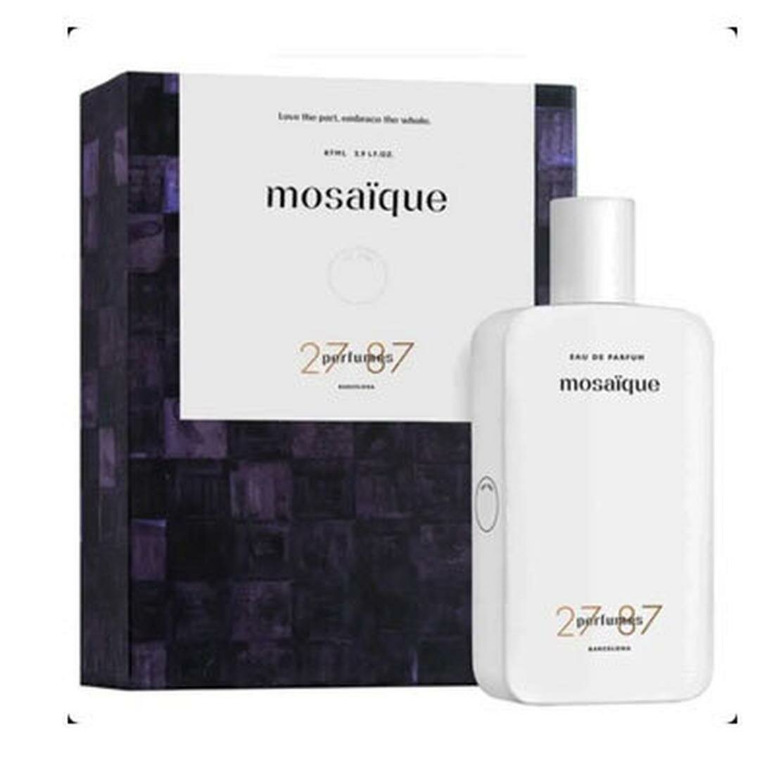 Парфюмерная вода 27 87 Perfumes Mosaique, объем 27 мл, аромат унисекс
