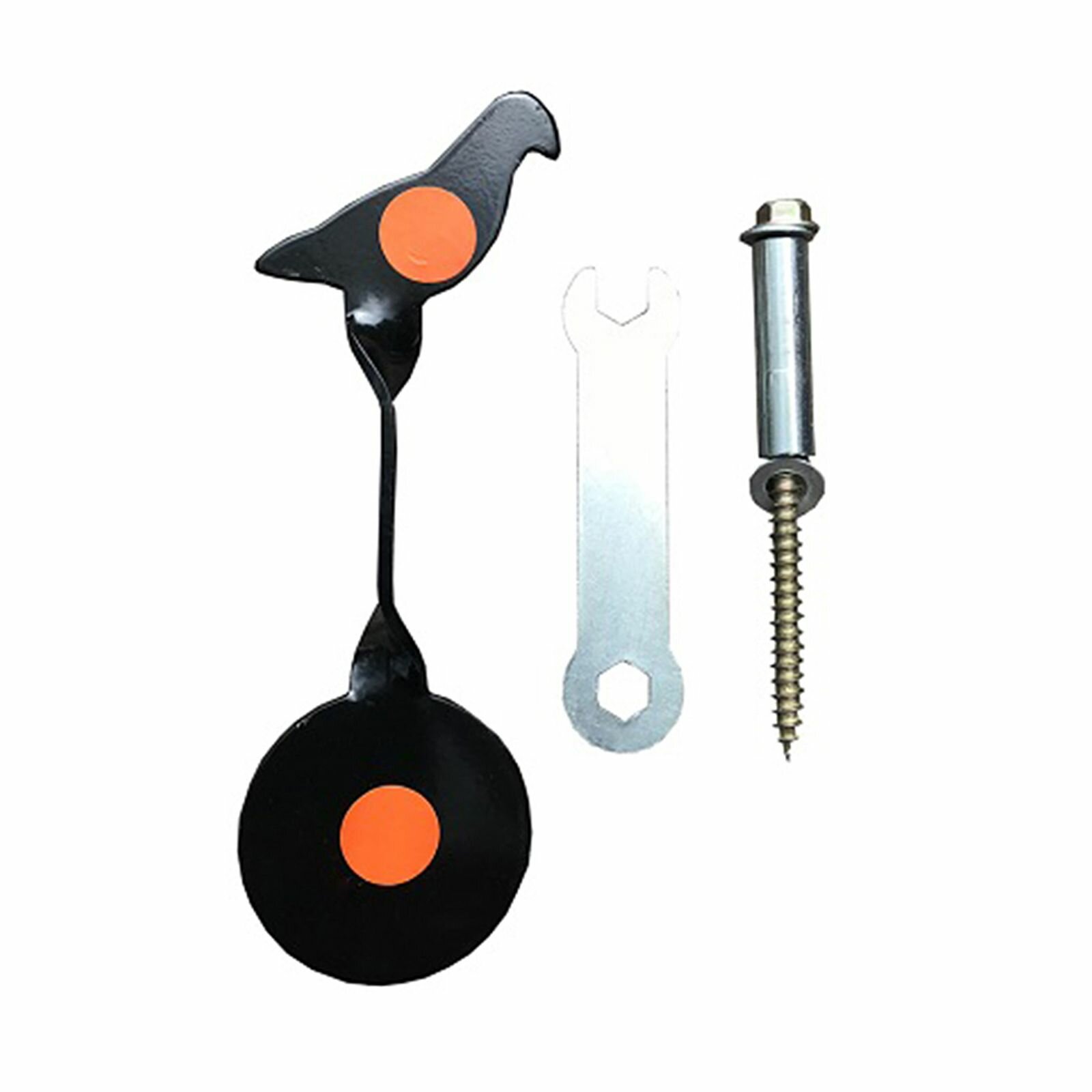 Портативная древесная мишень в форме птицы для тренировок по стрельбе, маленькая и компактная, вставляется сбоку для удобства использования