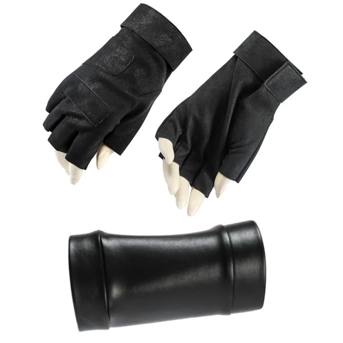 Evil 3 Remake Jill Valentine Косплей Костюм Черный, XXXL, Gloves handguard