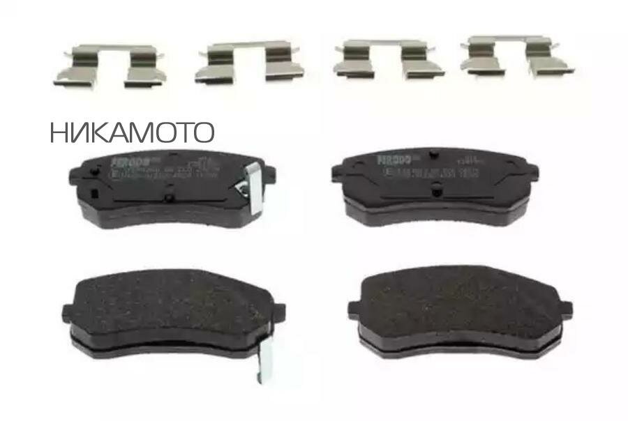 FERODO FDB1902 ! колодки дисковые з./ KIA Picanto 1.1i 04>