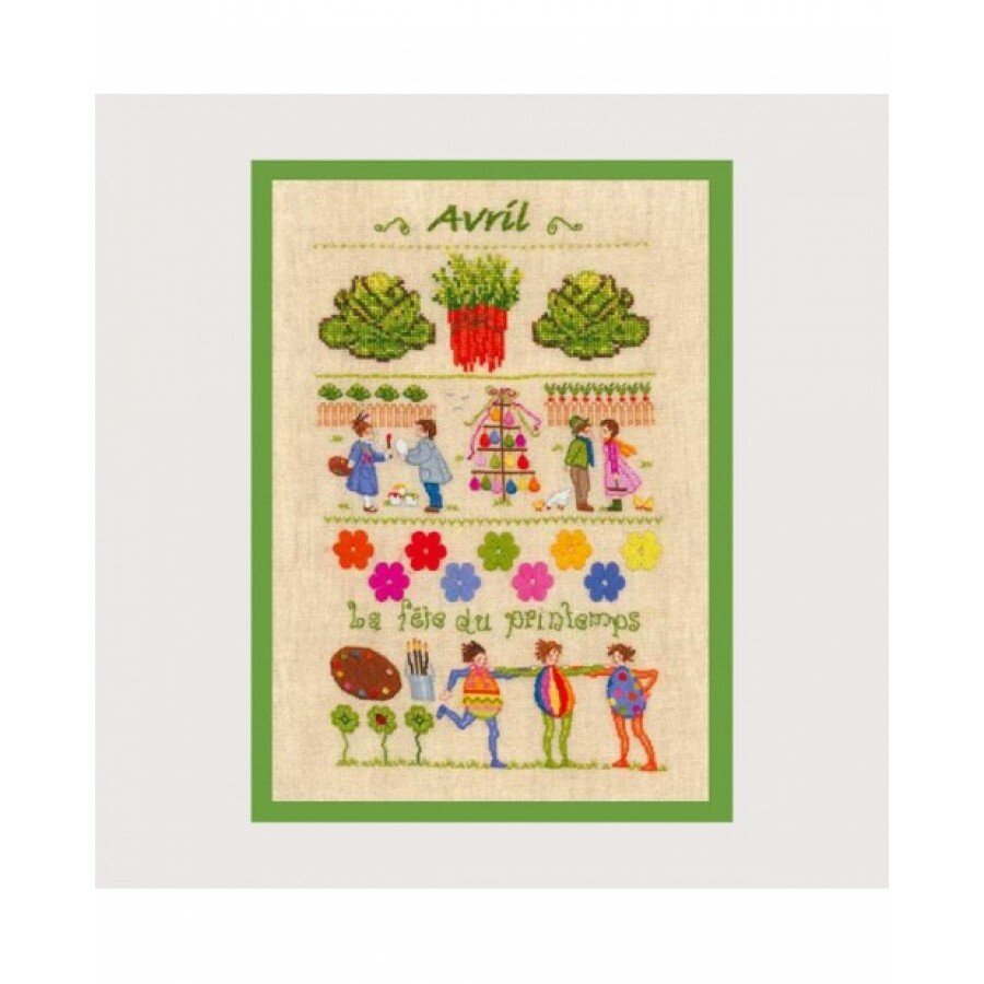 Набор для вышивания: AVRIL (Апрель)