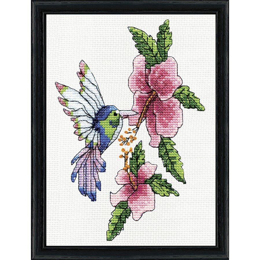 Набор для вышивания Колибри 12,7 х 17,7 см DESIGN WORKS 3456