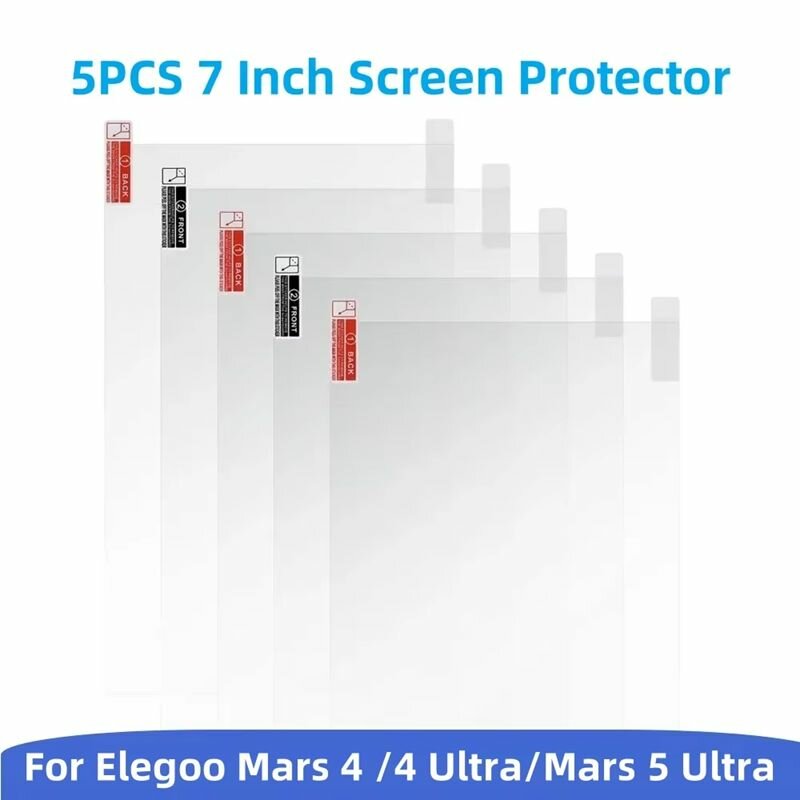 Защитная пленка для ELEGOO Mars 4/4 Ultra/Mars 5 Ultra, 5 шт