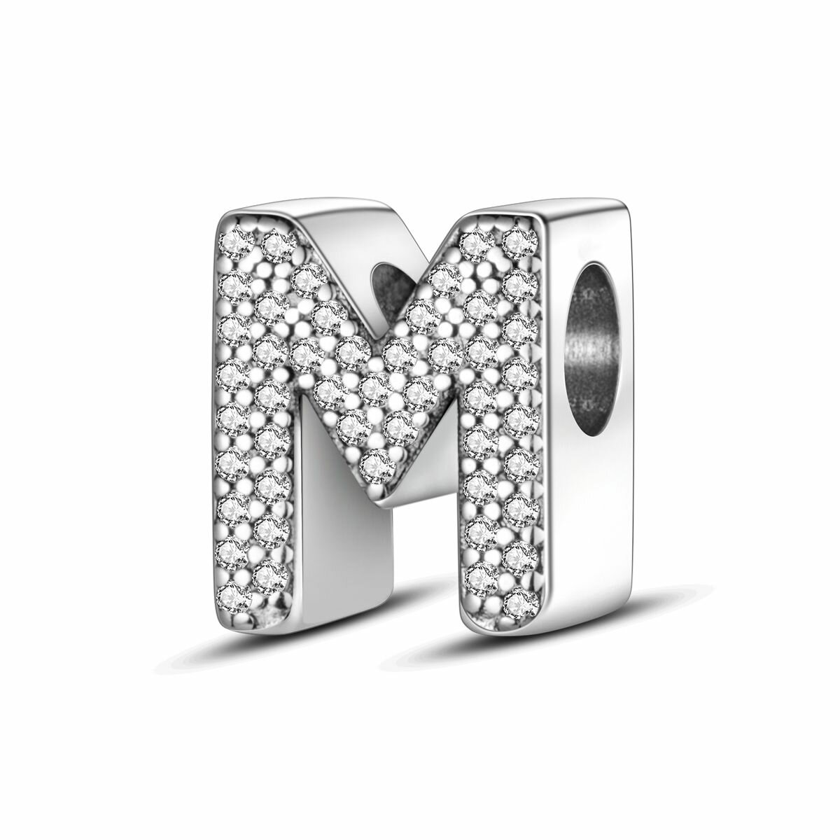 Подвески и кулоны PANDORA Буква серии-М Бусины