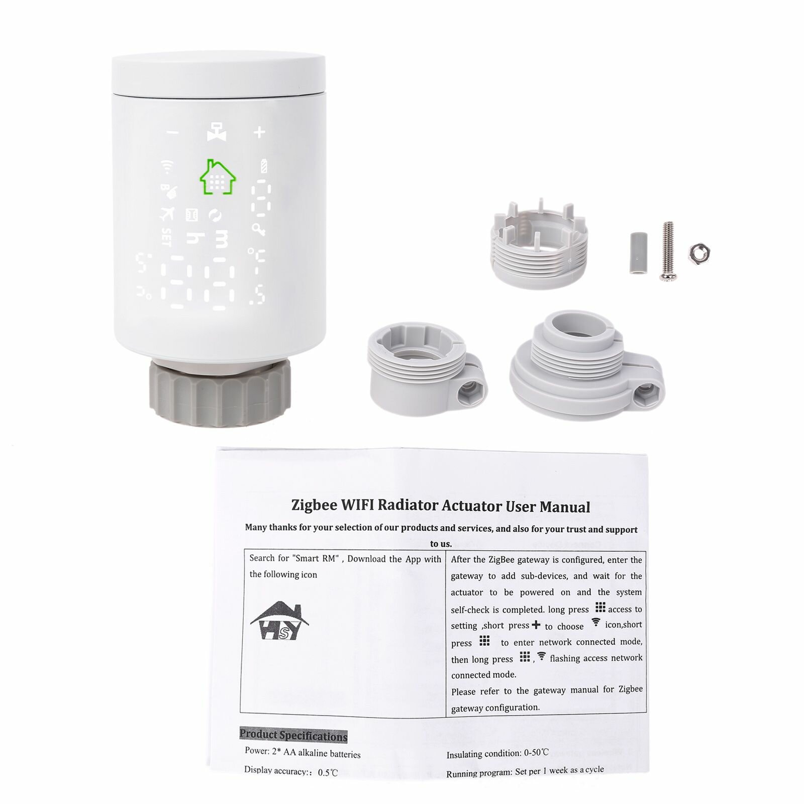 HY368 WiFi Термостат Zigbee