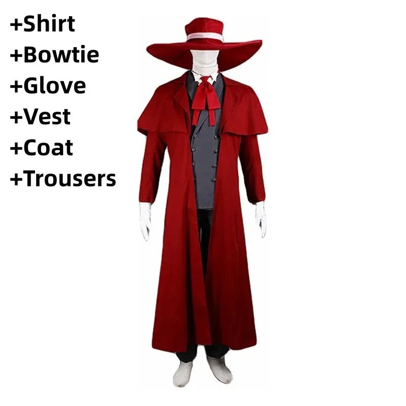 Костюм Алукард из аниме Хеллсинг XXL, man suit