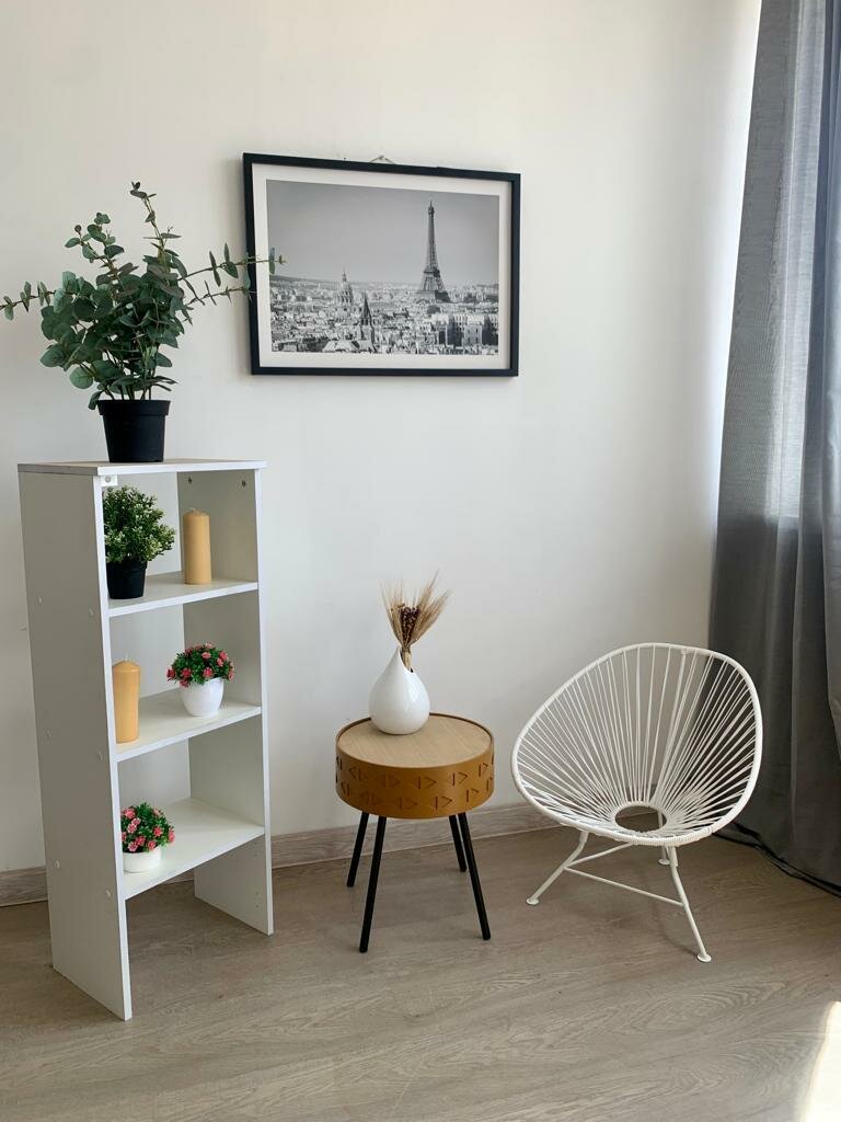 Кресло ракушка мини, белый