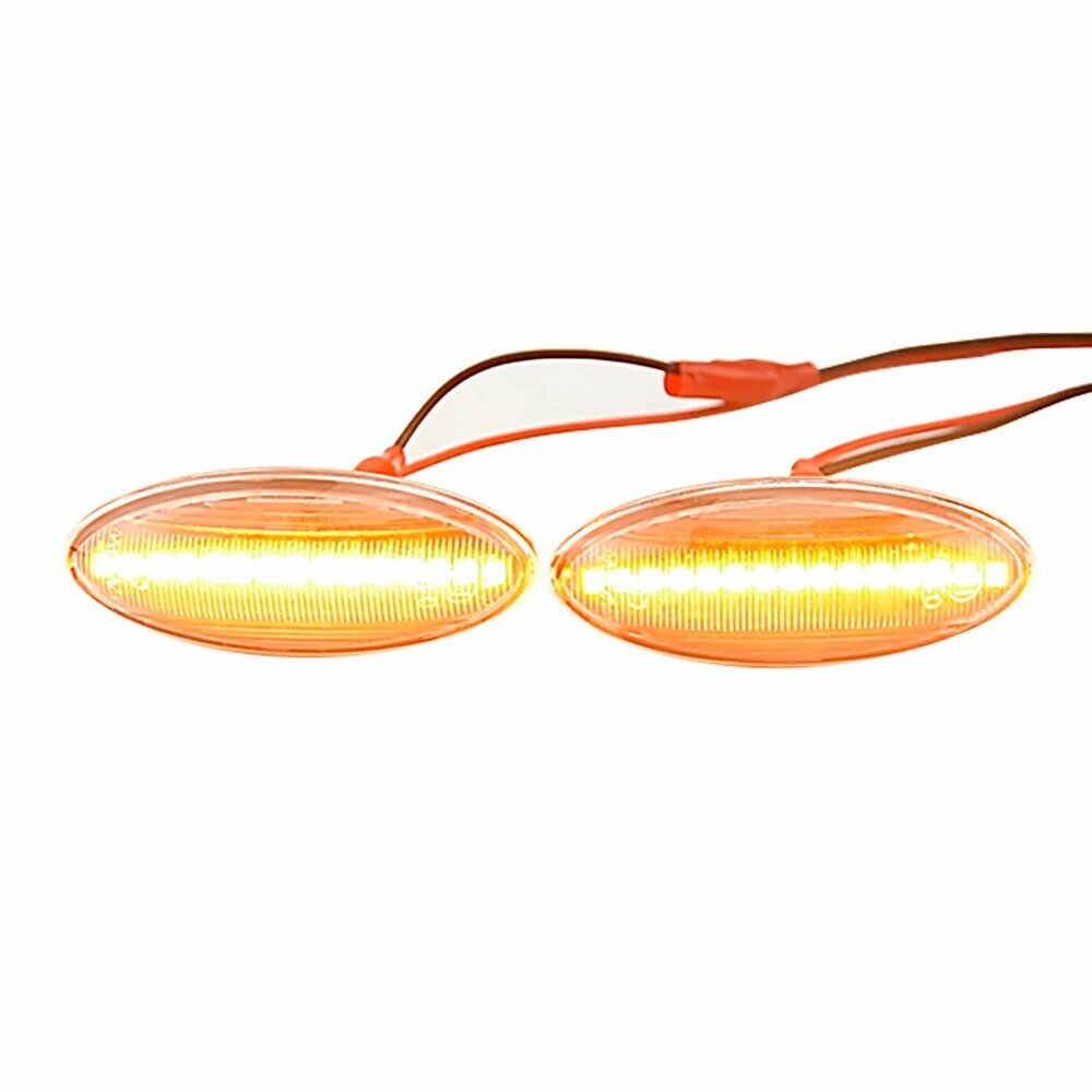 2 шт. LED повторители поворотов, Crystal white, Toyota