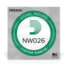 Струна для электрогитары DAddario NW026 Nickel Wound