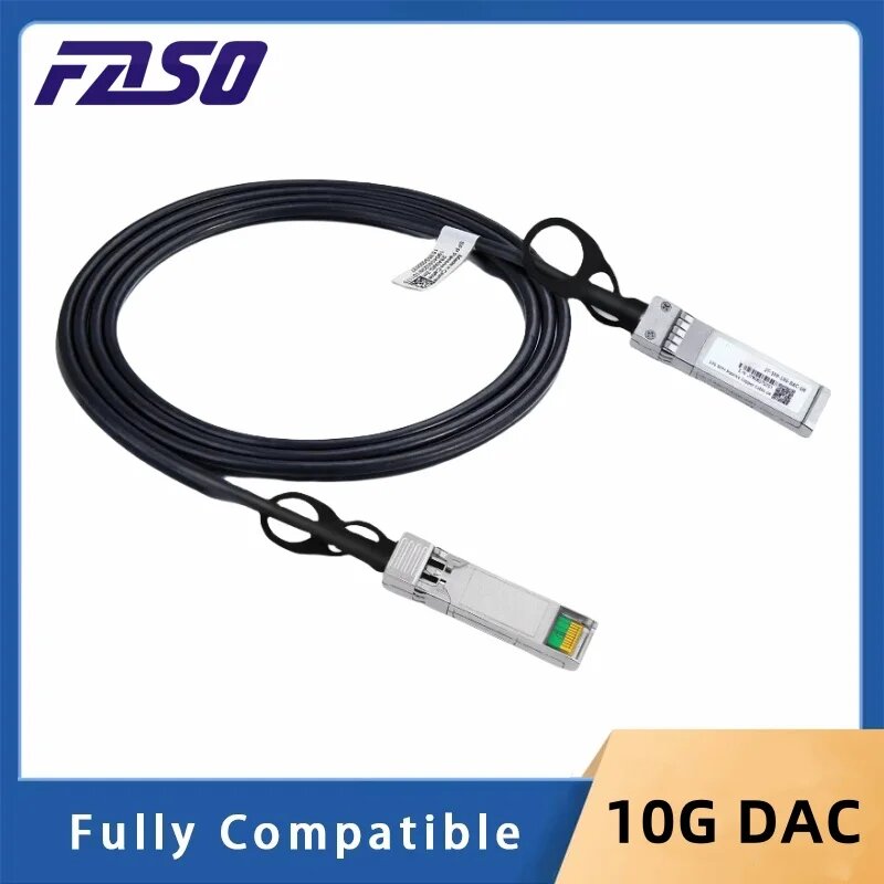 FASO 10G SFP+ DAC кабель медный прямой пассивный 0,5м/1м/2м/3м/5м/7м/10м 0.5M